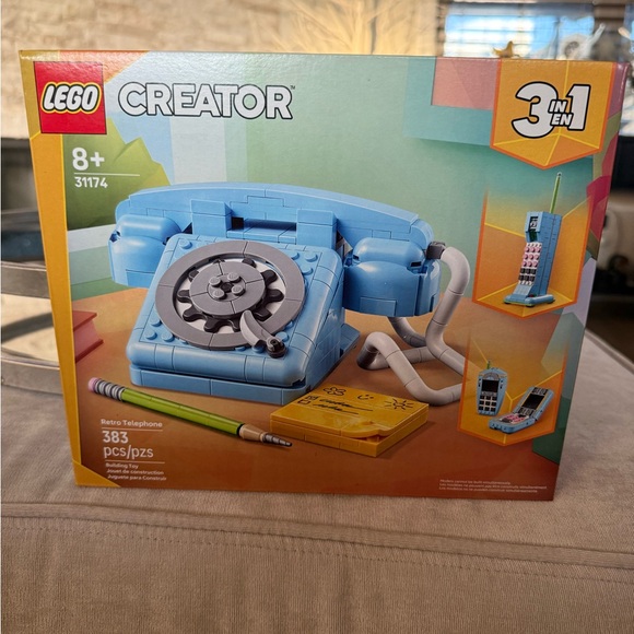 Lego | Cell Phones & Accessories | Lego Blue Retro Phone Display Piece ...